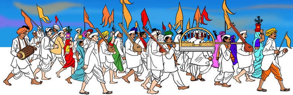 ध्यानी मनी नाम विठ्ठलाचे गात्रे जरी थकली,मन प्रफुल्लित सवंगडी मिळती ...